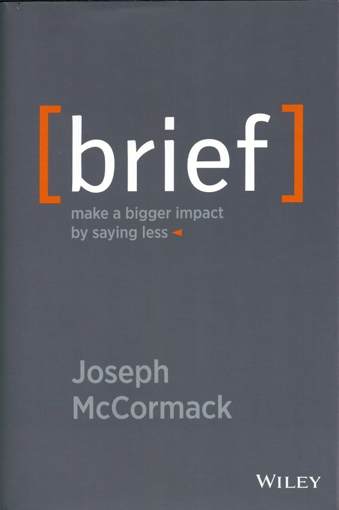 Brief – Joseph McCormack – Greatest Hits Blog – the best business books ...