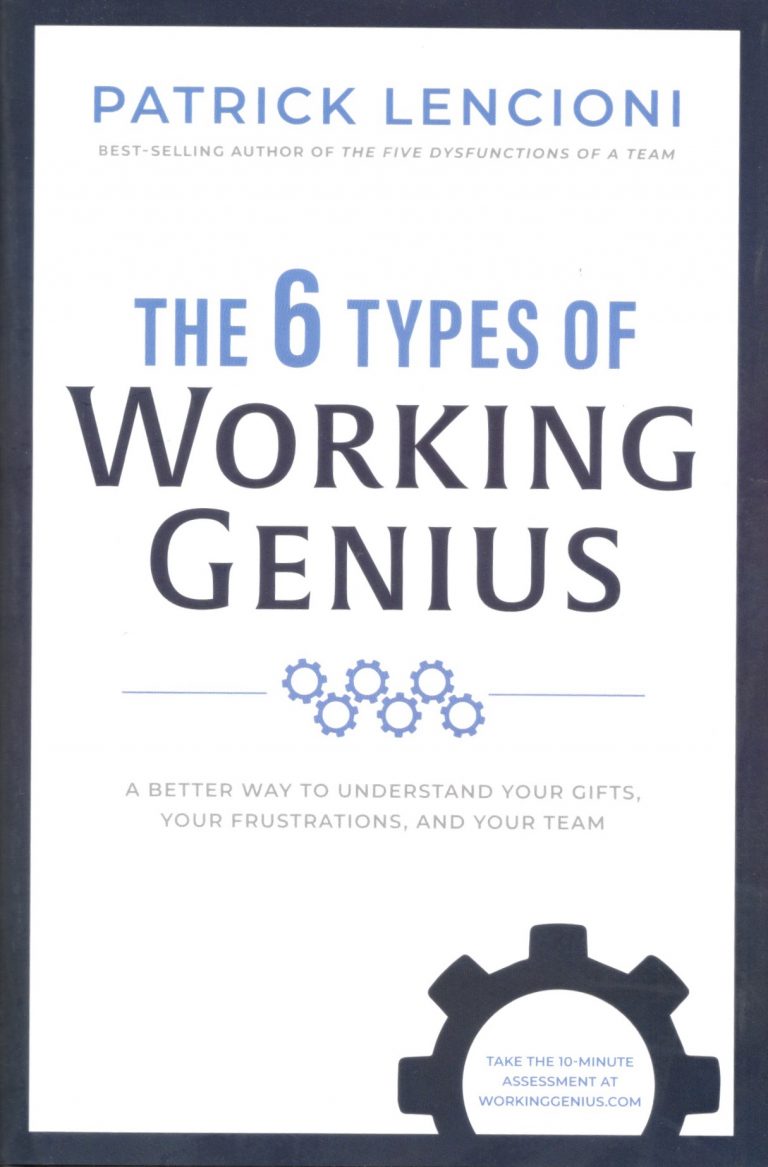 The 6 Types Of Working Genius – Patrick Lencioni – Greatest Hits Blog ...